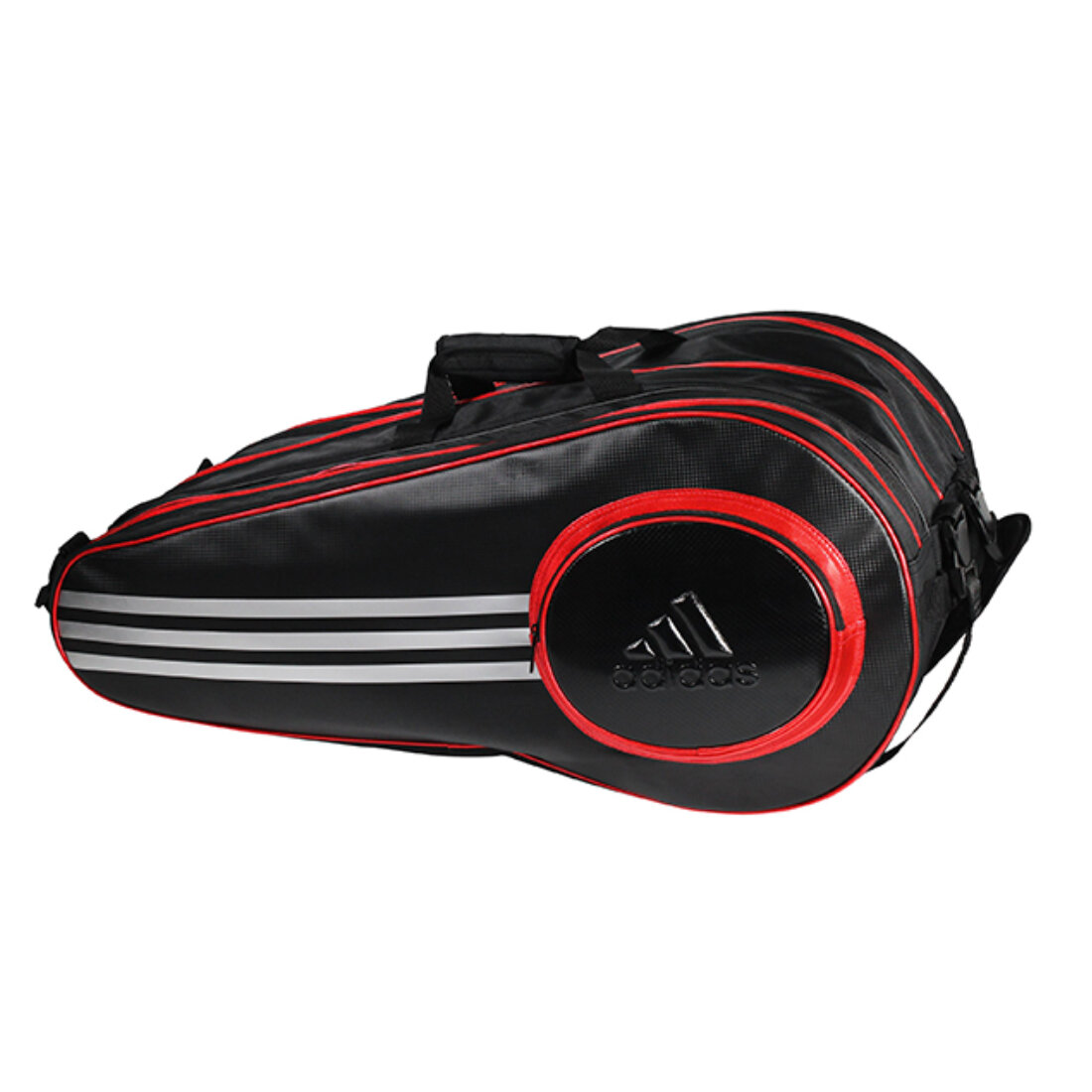 Чехол 7-9 ракеток Adidas Pro Line Triple Thermobag, Black/Red
