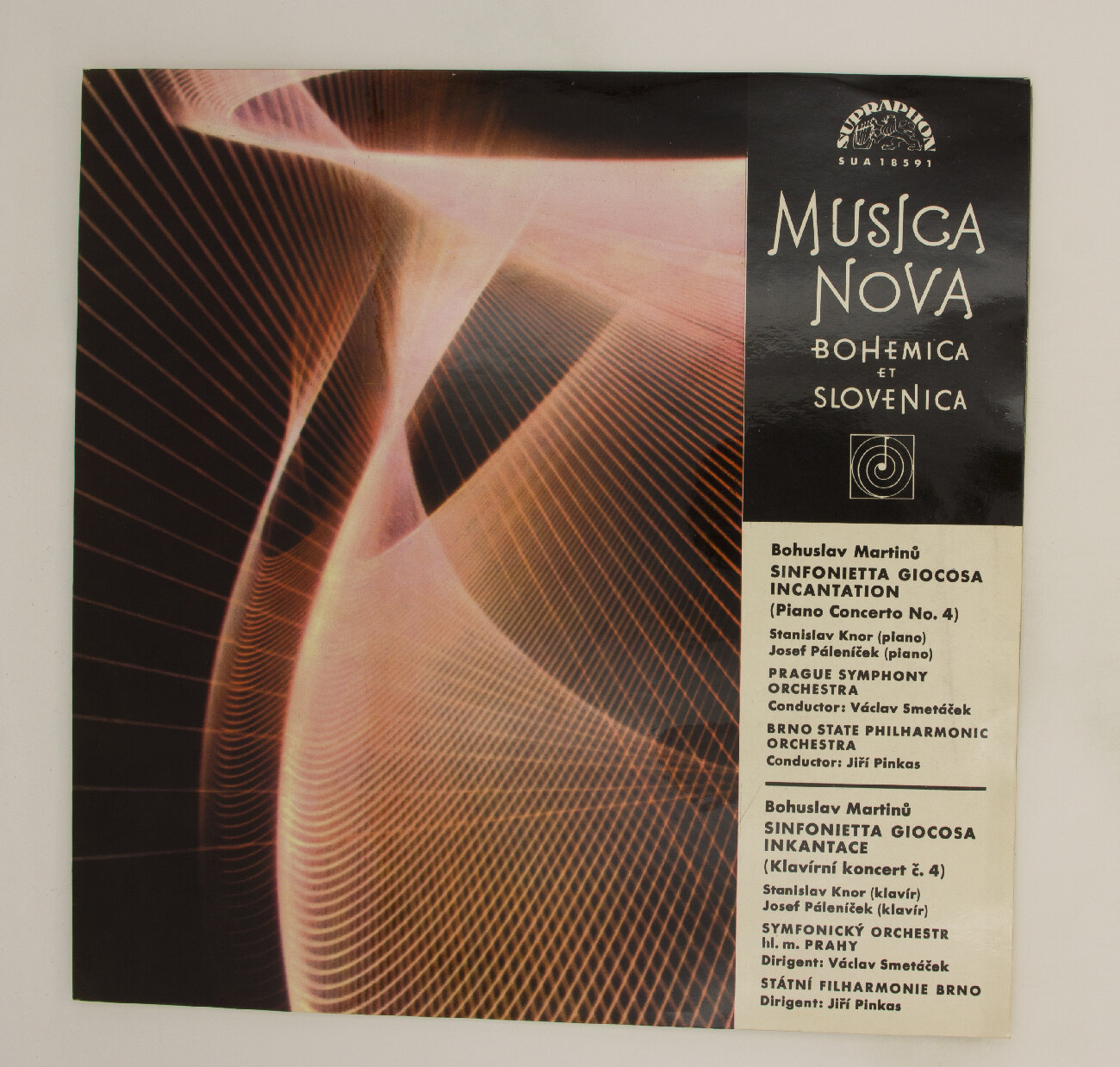 Виниловая пластинка Bohuslav Martin Sinfonietta Giocosa Incantation (piano Concerto . 4) - Богуслав