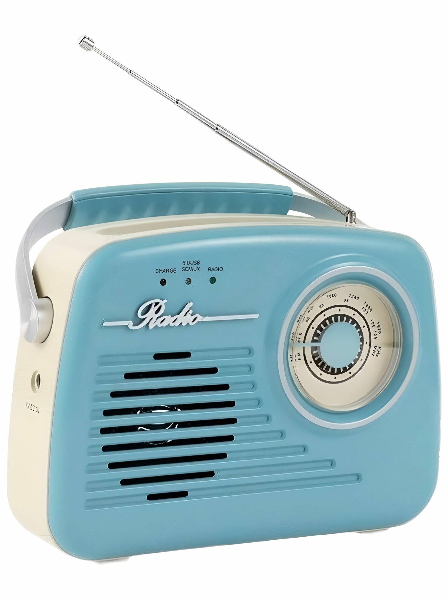 Радиоприемник Bluetooth BINGXUE P250, с фонариком и подсветкой, IP66, 10 Вт, Синий