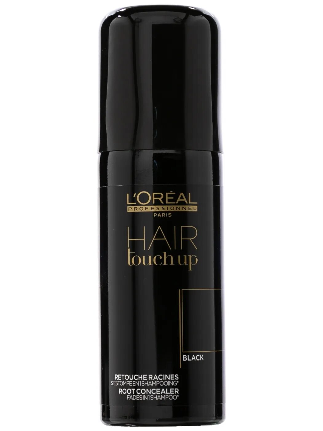 Консилер L'Oreal Professionnel Hair Touch Up, для волос, 75 мл, черный
