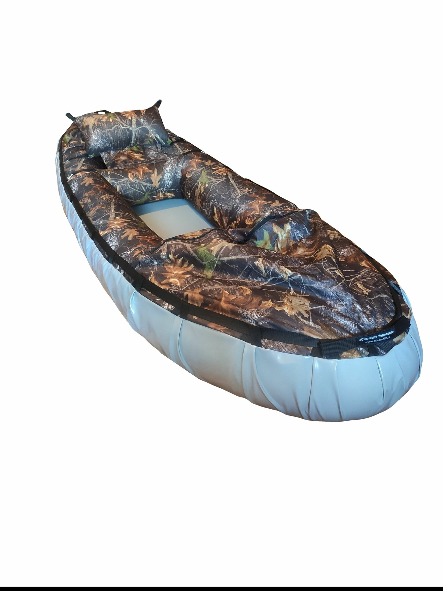 Байдарка "Налим-150" с пленочными баллонами, цвет камуфляж