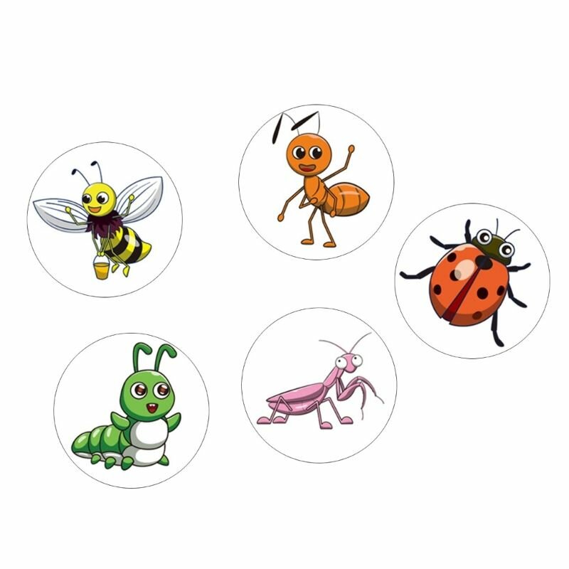 Наклейки для приучения к горшку, - Серия насекомых