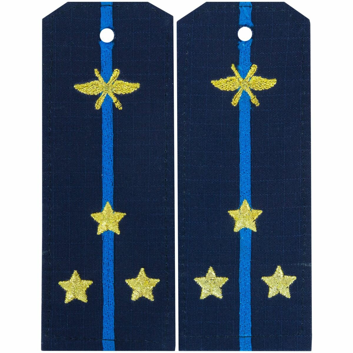 Погоны ВКС/ВВС на офисную форму старший лейтенант с эмблемой пластик