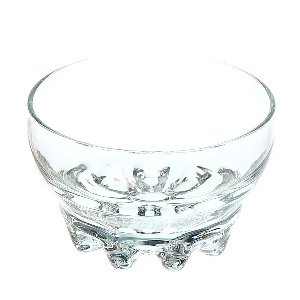 Набор стеклянных салатников «Sylvana» 6шт, 100мл, прозрачные, для закусок и сервировки