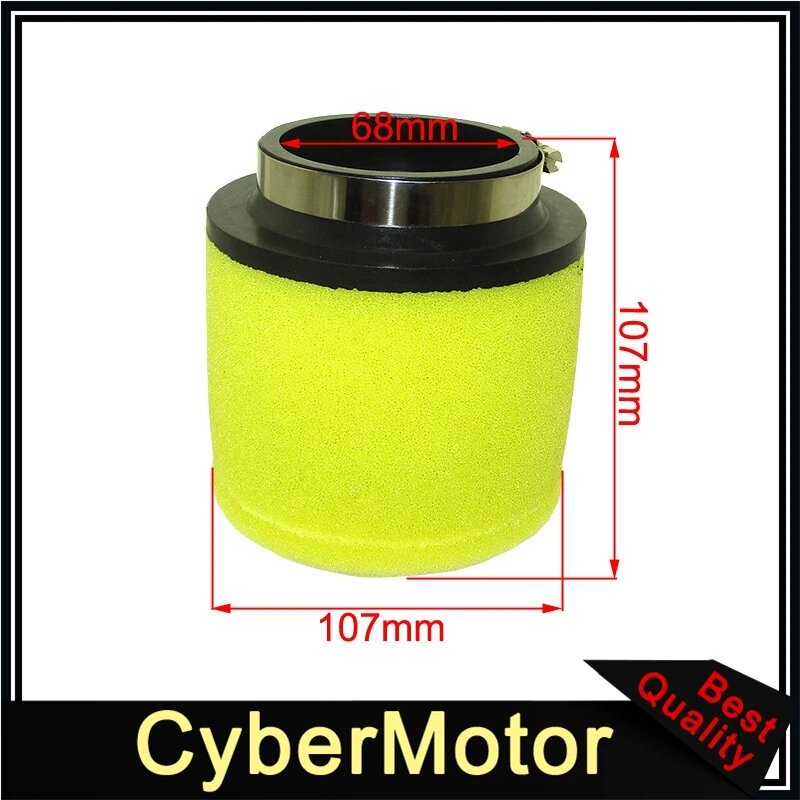 Двухступенчатый воздушный фильтр 68 мм для Arctic Cat 400 454 500, замена OEM 0470-391 0470-322
