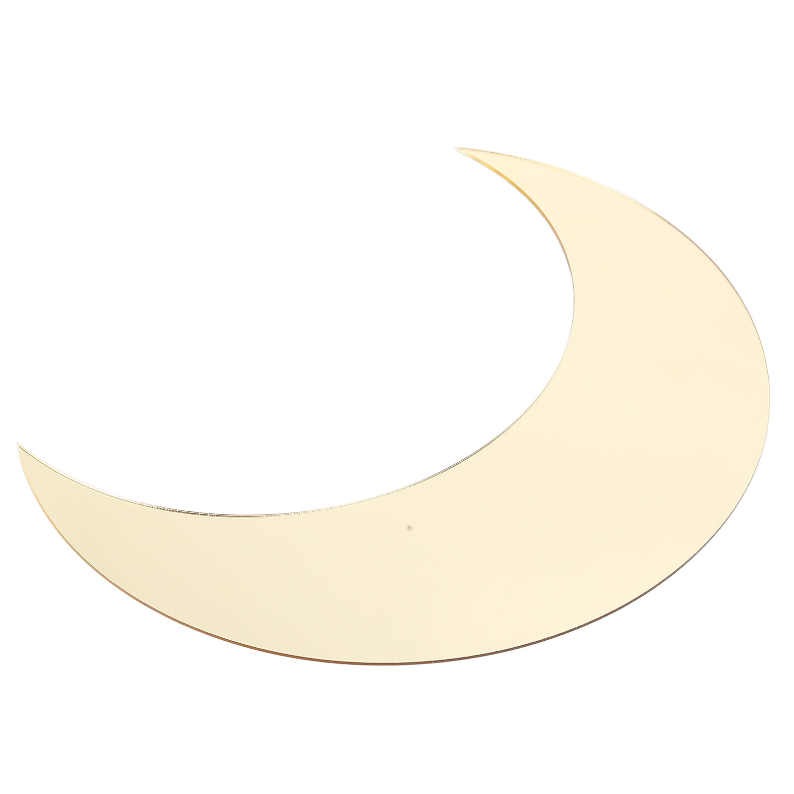 Зеркальная наклейка на стену в форме луны, акриловая декоративная фоновая наклейка для домашнего офиса, коридора, золотого цвета