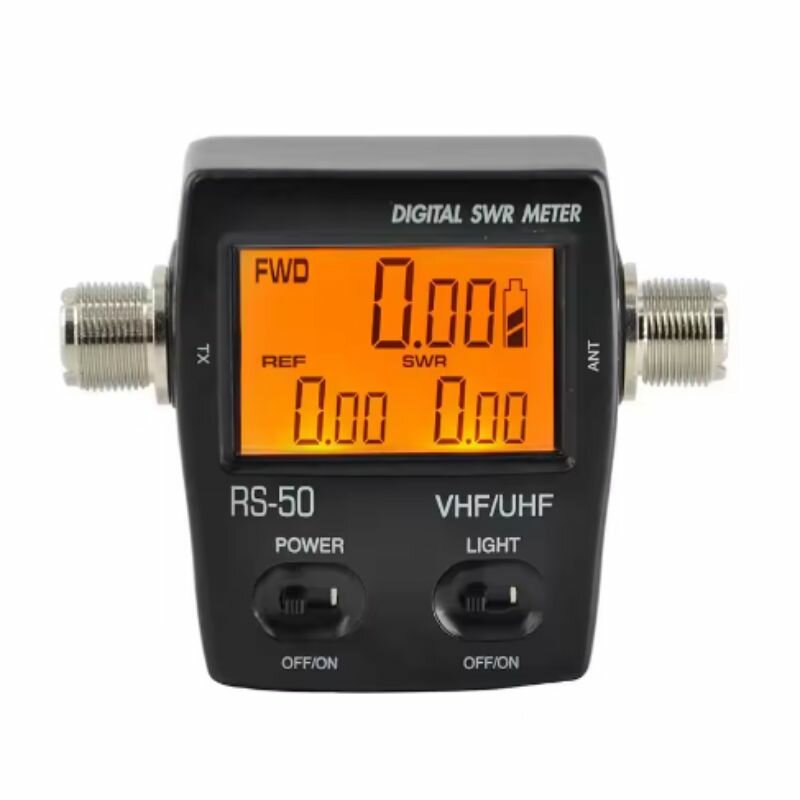 Оригинальный NISSEI RS-50 RS50 цифровой SWR измеритель мощности 125-525MHz UHF VHF 120W M Тип разъема для HAM UHF VHF USB интерфейс