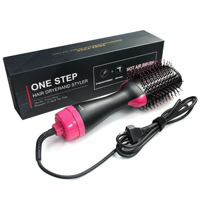 Фен - расчёска стайлер для укладки волос 3в1 One Step Hair Dryer and Styler-FFDC-fertwse