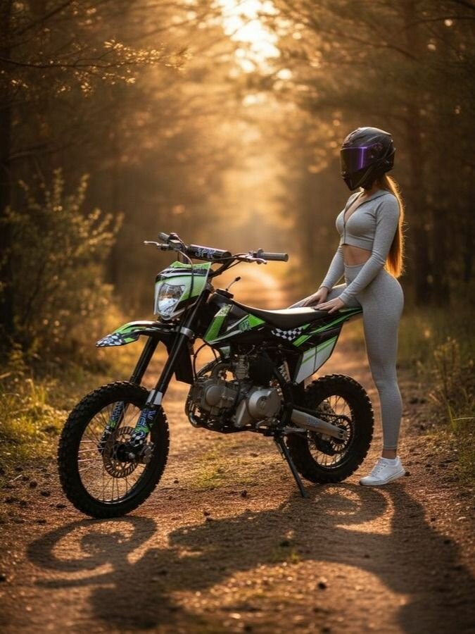 Питбайк 125сс MiniCross, черный, в собранном виде