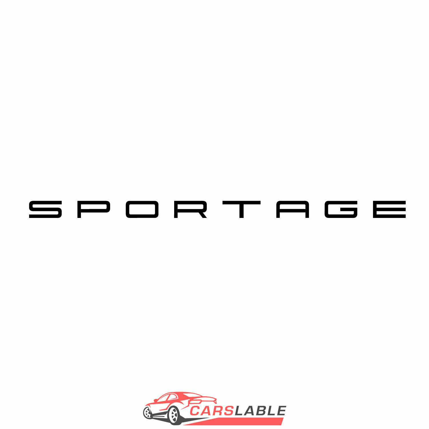 Орнамент (эмблема, шильдик) SPORTAGE black