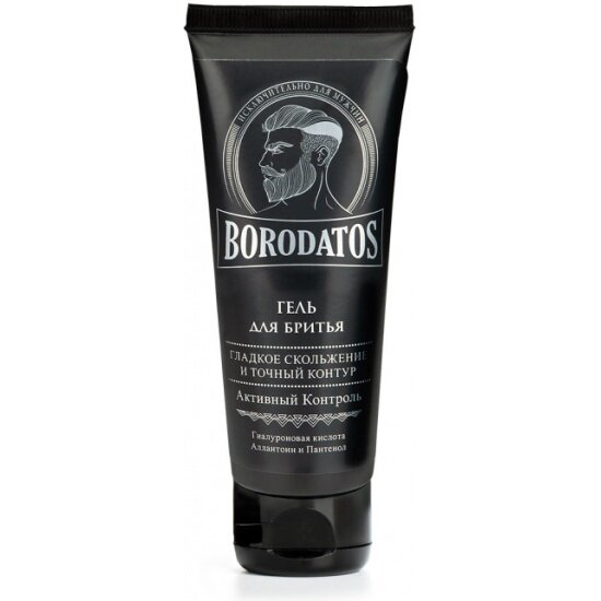Гель для бритья Borodatos Активный контроль, 75мл