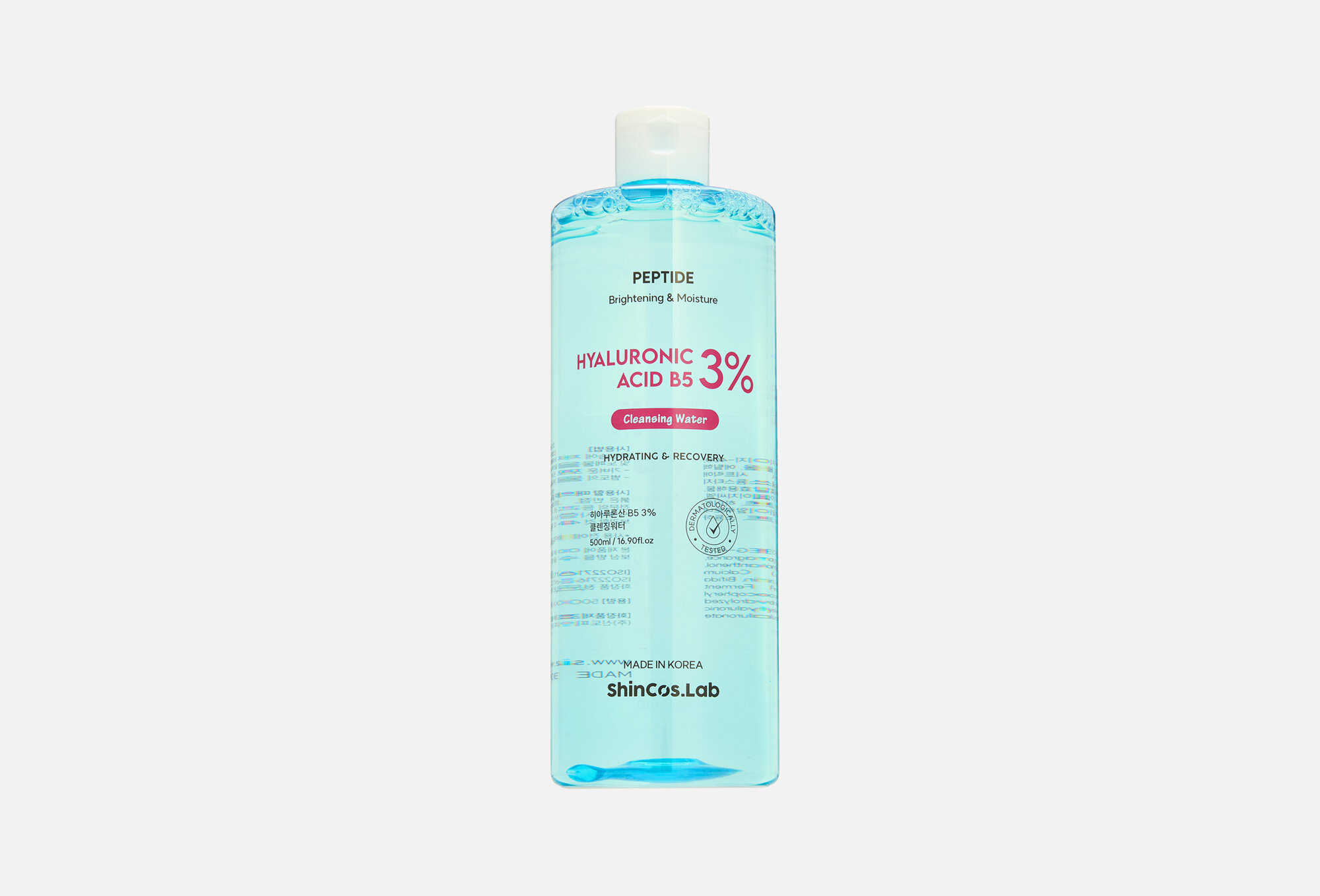 Мицеллярная вода для лица SHINCOS.LAB Hyaluronic Acid B5 3% 500 мл