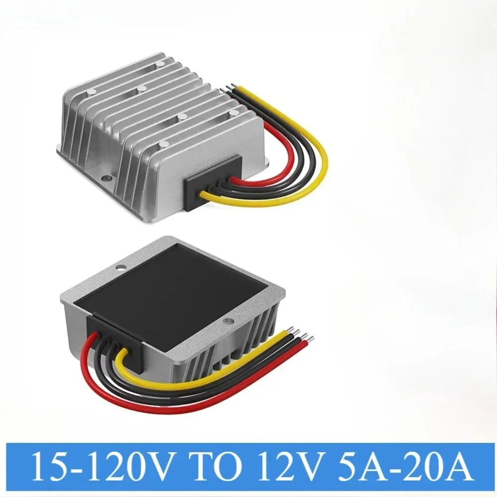WAOHEI Понижающий Преобразователь 100-24В в 12В DC 24V (15-36V), DC 12V 20A 240W Max