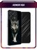 Чехол на Honor X8A / Хонор X8A с принтом "Злобный волк из ночи"