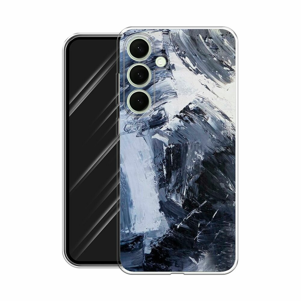 Чехол на Samsung Galaxy S25 Plus / Самсунг S25 Плюс с принтом "Абстракция живопись" — фото 1
