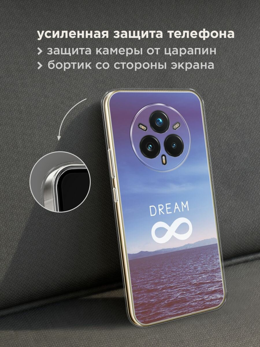 Чехол на Realme 14 Pro+ / Реалми 14 Про+ с принтом "Dream бесконечность" — фото 1