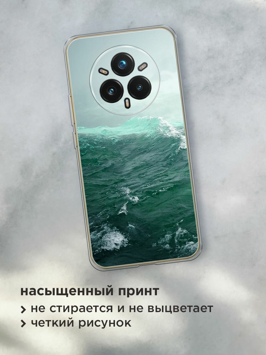 Чехол на Realme 14 Pro+ / Реалми 14 Про+ с принтом "Волны 12" — фото 1