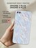Чехол на Apple iPhone 7 Plus / Айфон 7 Плюс с принтом "Сиреневый мрамор"