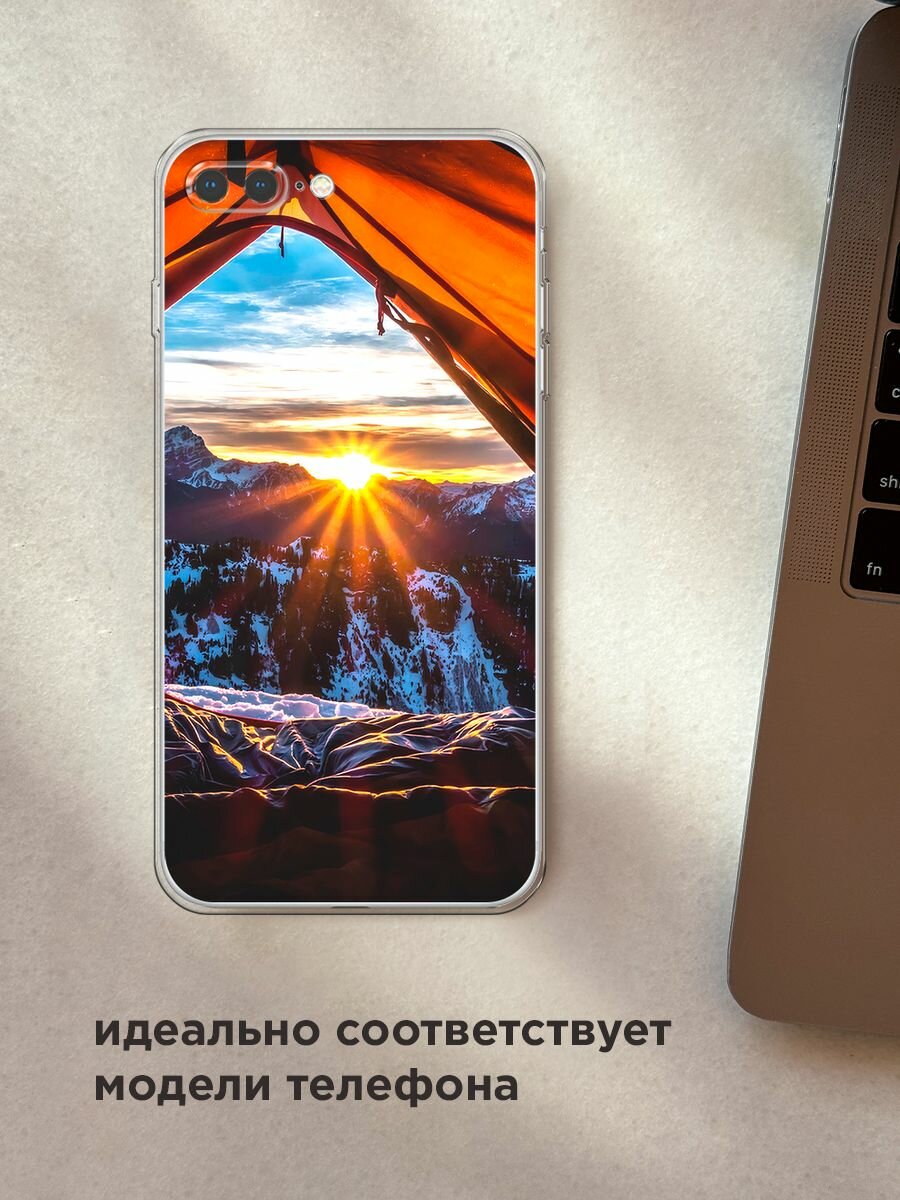Чехол на Apple iPhone 7 Plus / Айфон 7 Плюс с принтом "Горы 7" — фото 1