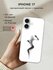 Чехол на Apple iPhone 17 / Айфон 17 с принтом "Девушка в душе"
