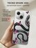 Чехол на Tecno Spark 40C / Текно Спарк 40C с принтом "Snake and butterflies 2"