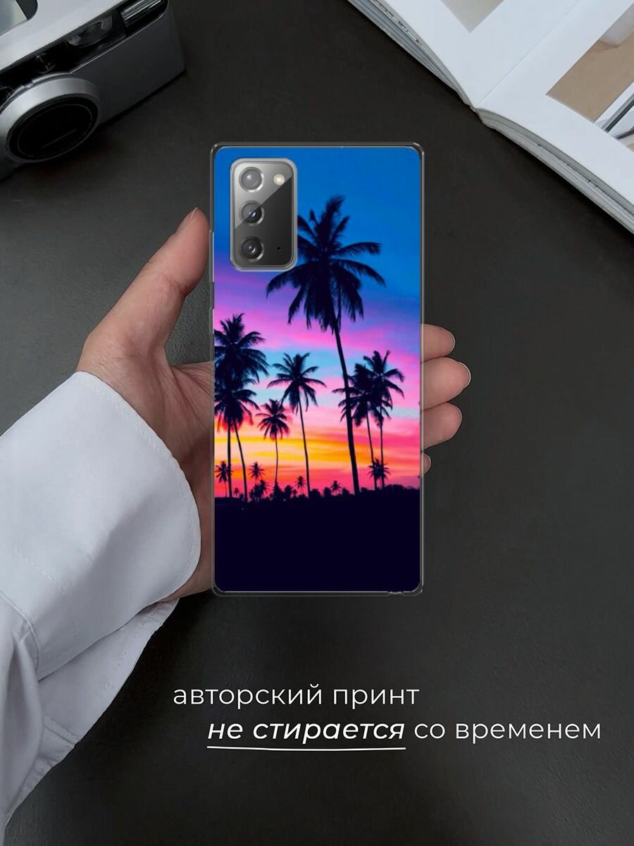 Чехол на Samsung Galaxy Note 20 / Самсунг Галакси Ноут 20 с принтом "Закат 5" — фото 1
