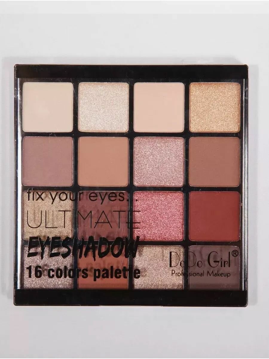 DoDo Girl Палетка теней 16 Colors Тон 01