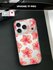 Чехол на Apple iPhone 17 Pro / Айфон 17 Про с принтом "Pink flowers"