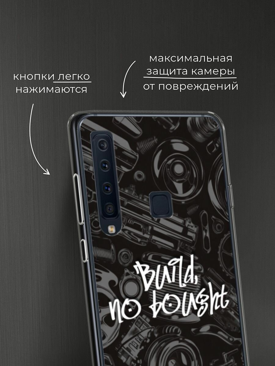 Чехол на Samsung Galaxy A9 2018 / Самсунг Галакси А9 2018 с принтом "Build no bought" — фото 1