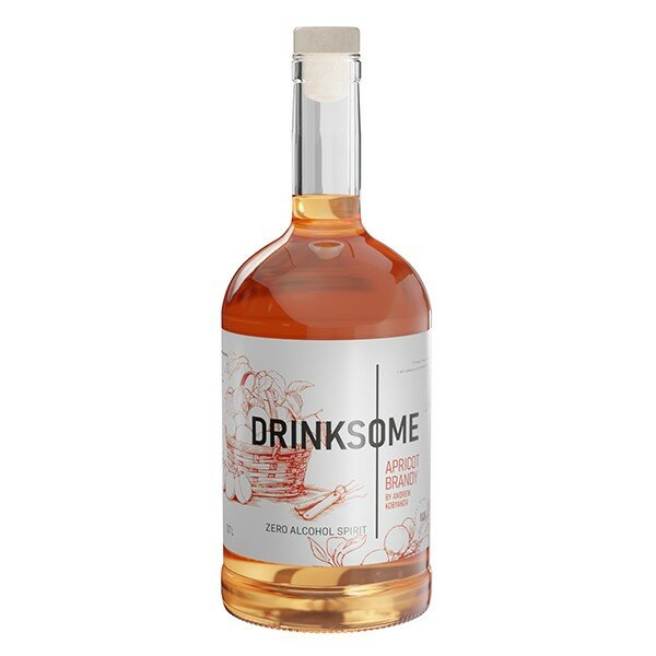 Напиток безалкогольный «Абрикосовый Бренди», стекло, 0,7 л (Drinksome)
