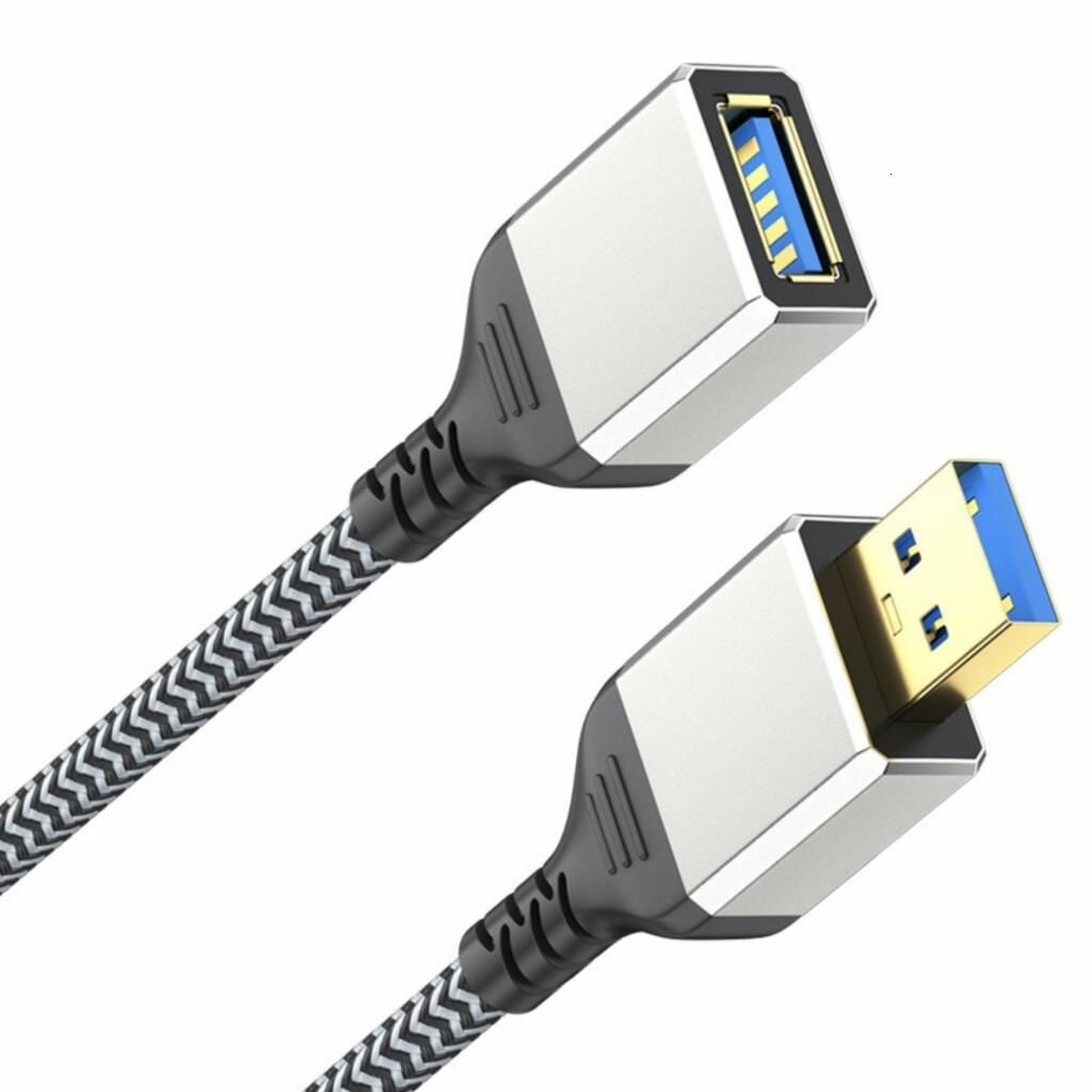 Портативный USB3.0 Удлинительный кабель 5 Гбит / с передачи данных мужчин к женскому удлинителю, 0.5m
