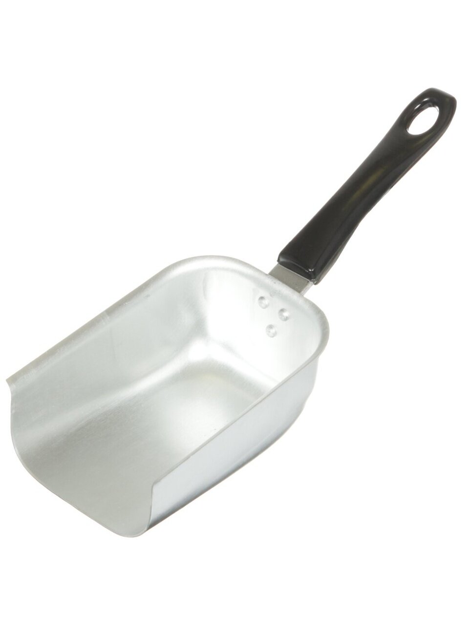 Совок металлический Scovo ТП-007, 11 см, пластиковая ручка, с отверстием для подвеса