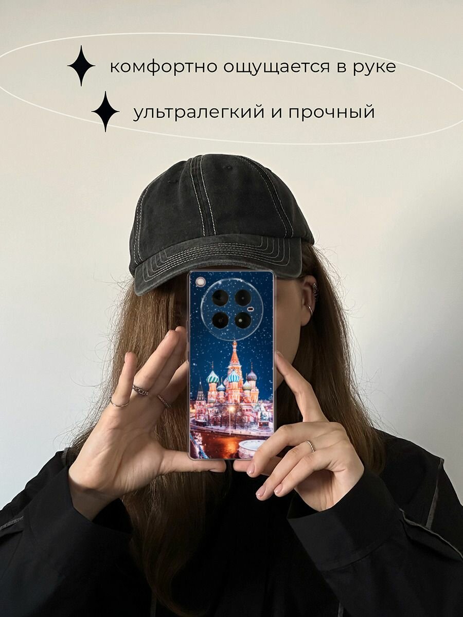 Чехол на Infinix Zero 40 4G / Инфиникс Зеро 40 4G с принтом "Москва 1" — фото 1