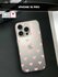 Чехол на Apple iPhone 16 Pro / Айфон 16 Про с принтом "Паттерн нежные сердечки 2...