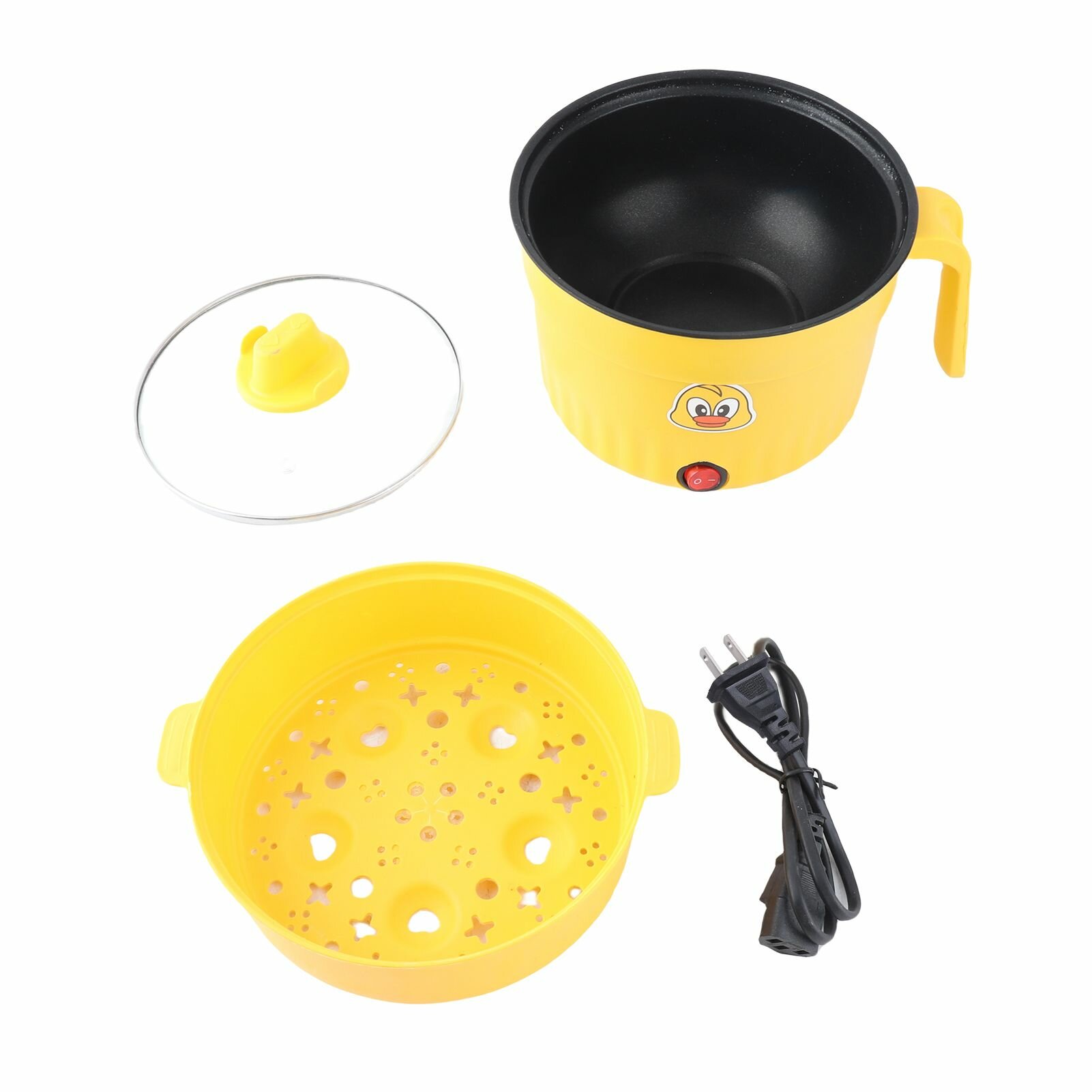 Электрическая мультиварка с антипригарным покрытием, корзиной для приготовления на пару и простой очисткой для приготовления здоровой пищи