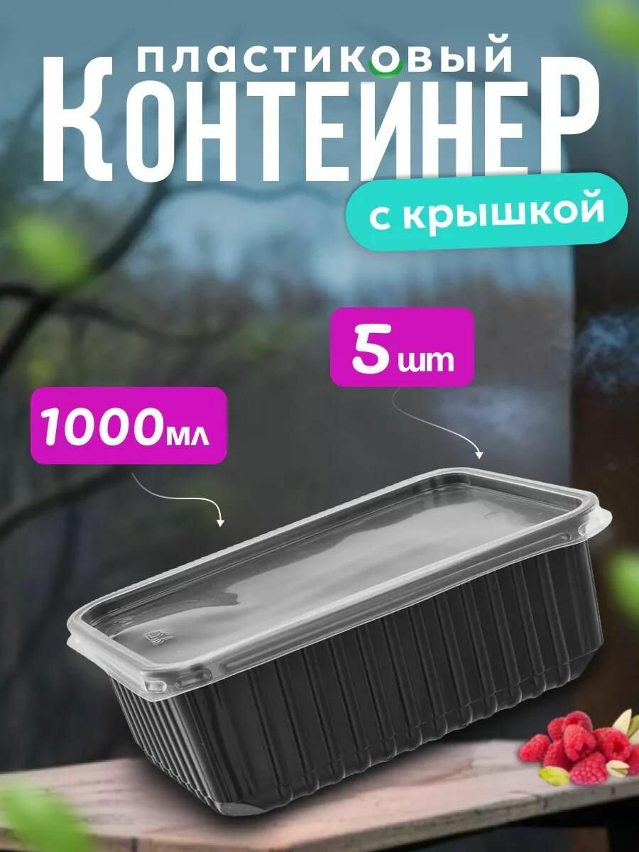 Контейнер одноразовый с крышкой