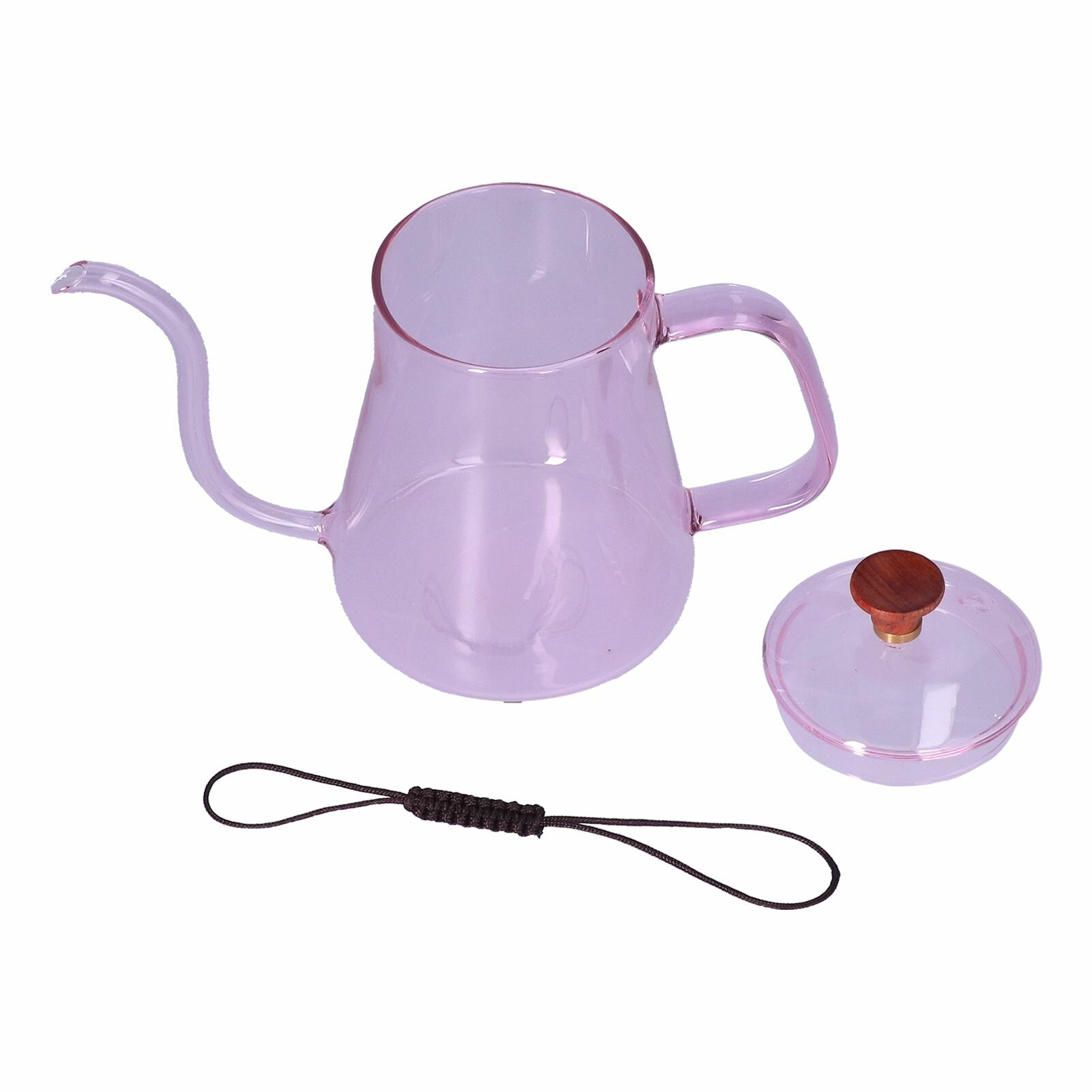 Чайник с длинным носиком, большой емкости, термостойкий, легко чистится, длинный рот, кофе PotPink