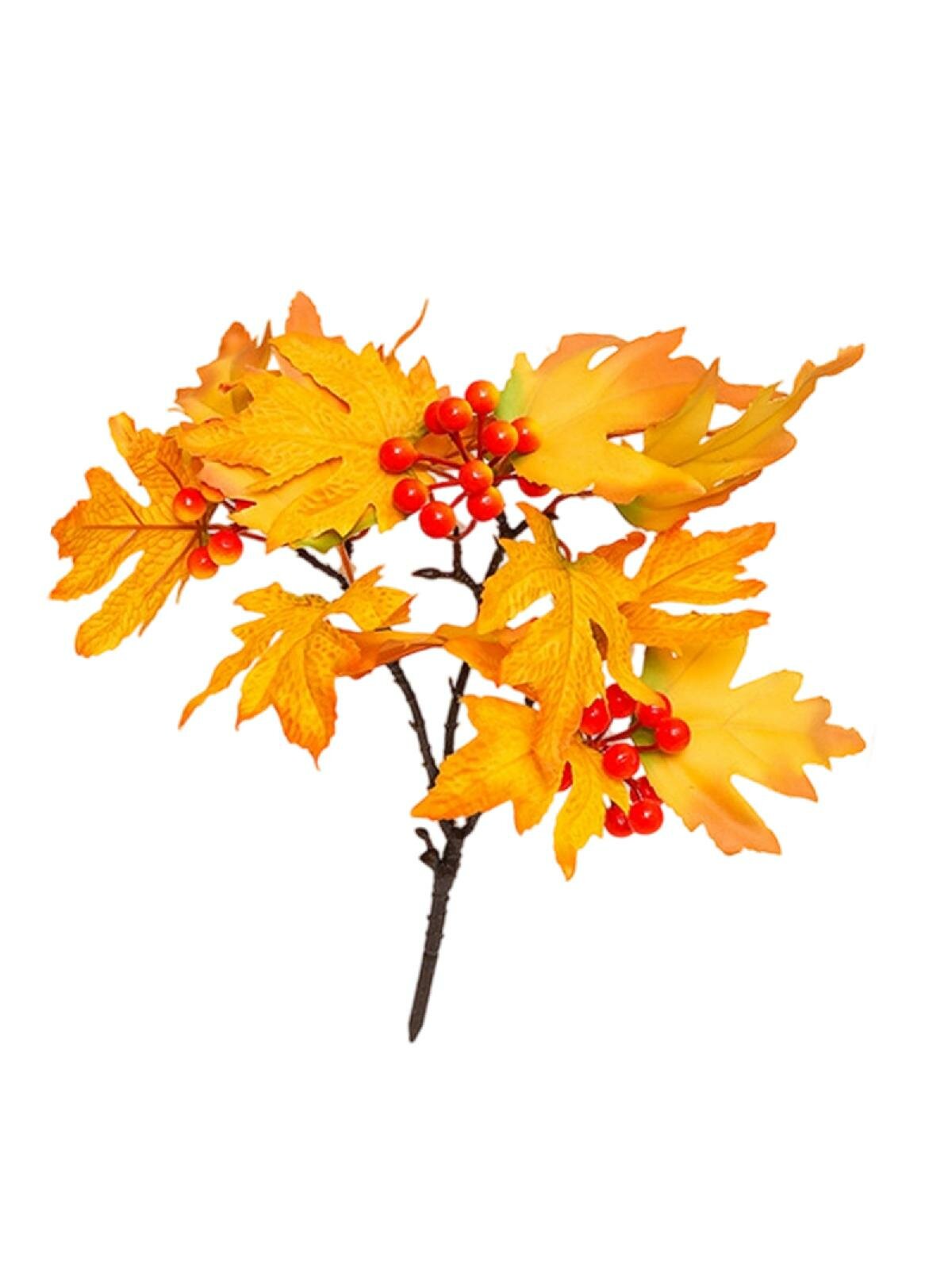 Мягкие Стекающиеся листья Клена, Сосновые шишки, Ягоды, Осенние шелковые украшения для дома