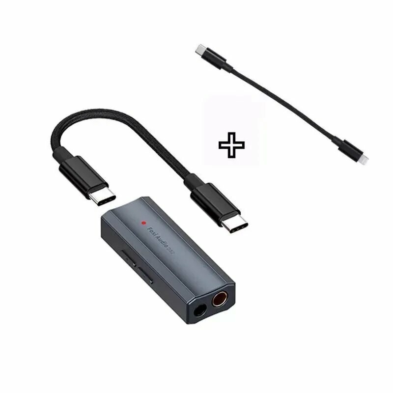 Fosi Audio DS2 USB C к AUX Усилитель для наушников ЦАП-конвертер Разъем 3,5 мм Аудио двойной выход DSD256 4,4 мм Сбалансированный высокое разрешение CS43131