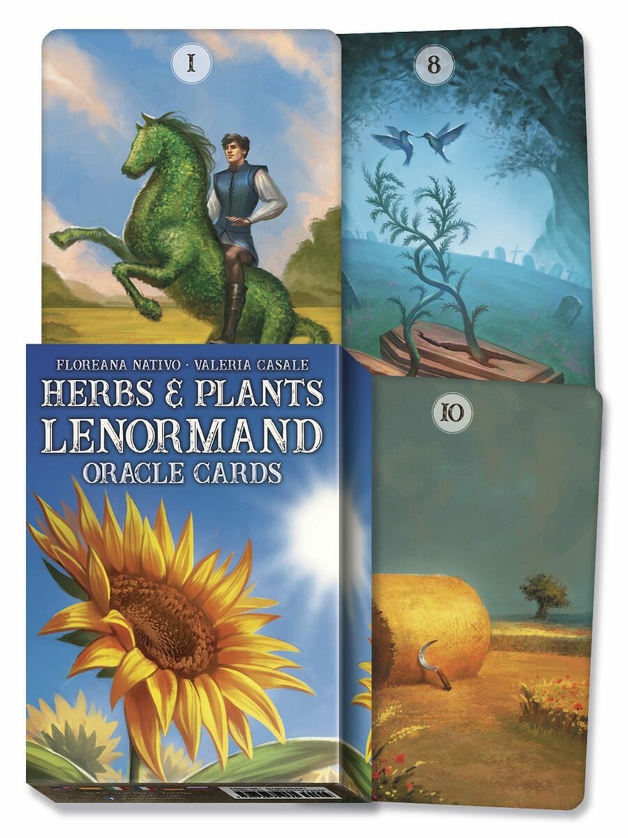 Карты Таро "Herbs and Plants Lenormand Oracle" Lo Scarabeo/ Травы и Растения Ленорман Оракул Ло Скарабео