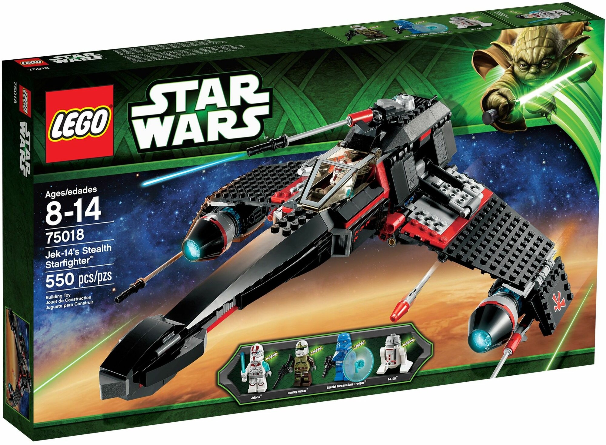 Конструктор LEGO Star Wars 75018 JEK-14s Stealth Starfighter (Истребитель воина Jek-14) 2013 год