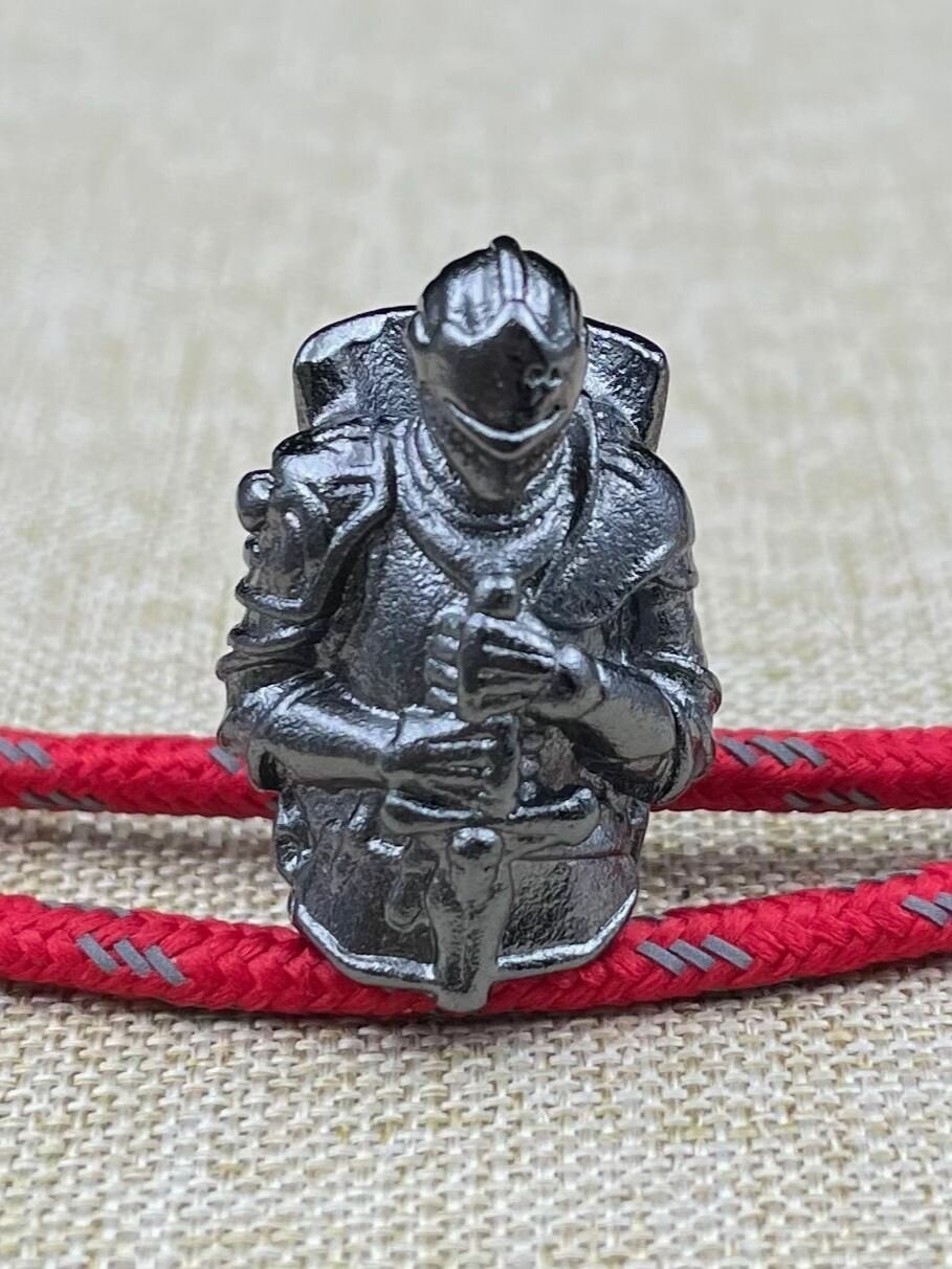 Рыцарь / Бусина на Темляк / Брелок (Чёрная)