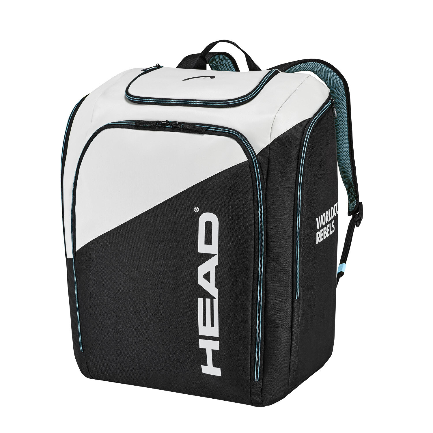 Рюкзак г/л Head Rebels Racing Backpack Racing black/white/speed blue (95L) 23/24 , для мужчин