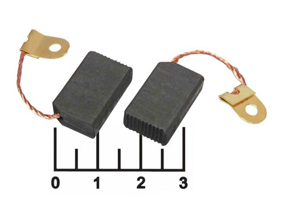 Щетка угольная 6.3*12.5*20 УШМ-Ижевск №411 (2 штуки)