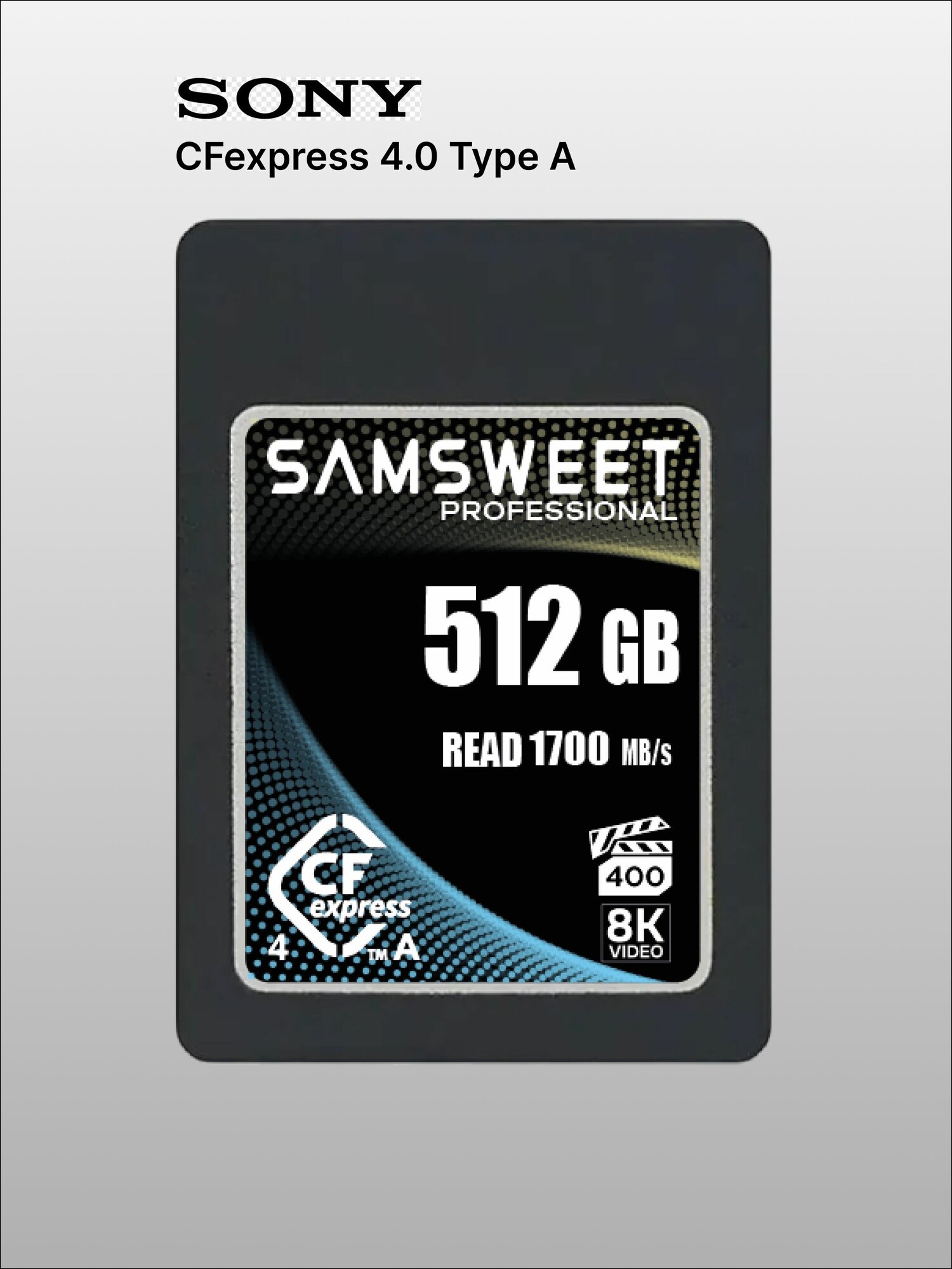 Карта памяти Samsweet Professional CFexpress 4.0 Type A 512GB