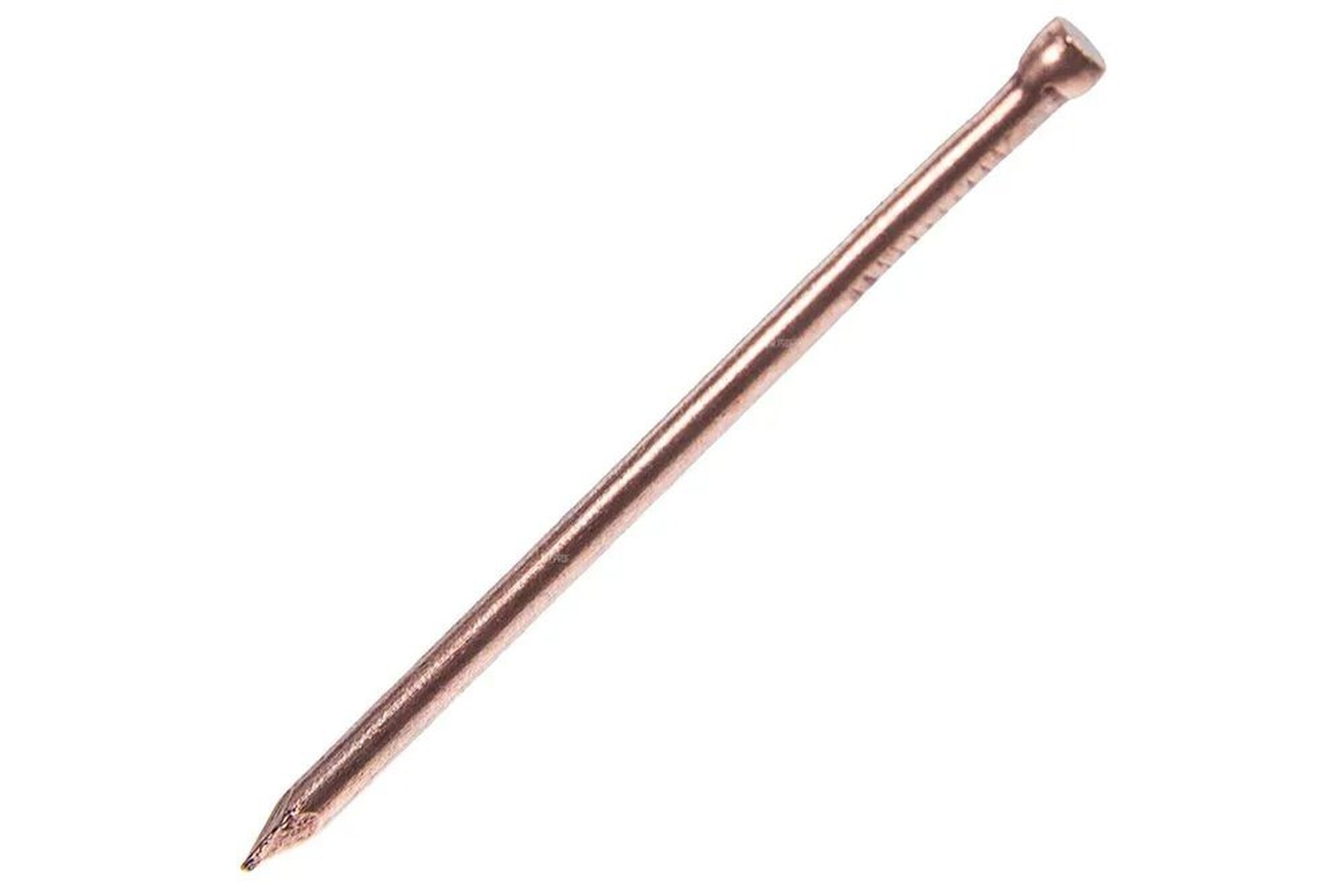 Гвозди финишные Шпунтик, латунные, 1.2x40 мм, 100 штук в упаковке