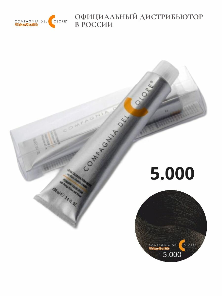 CDC 5/000 Интенсивный натуральный светло-коричневый; стойкая краска для волос 100 мл