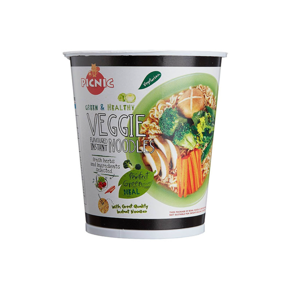 Лапша быстрого приготовления Picnic со вкусом овощей 60 г, Таиланд