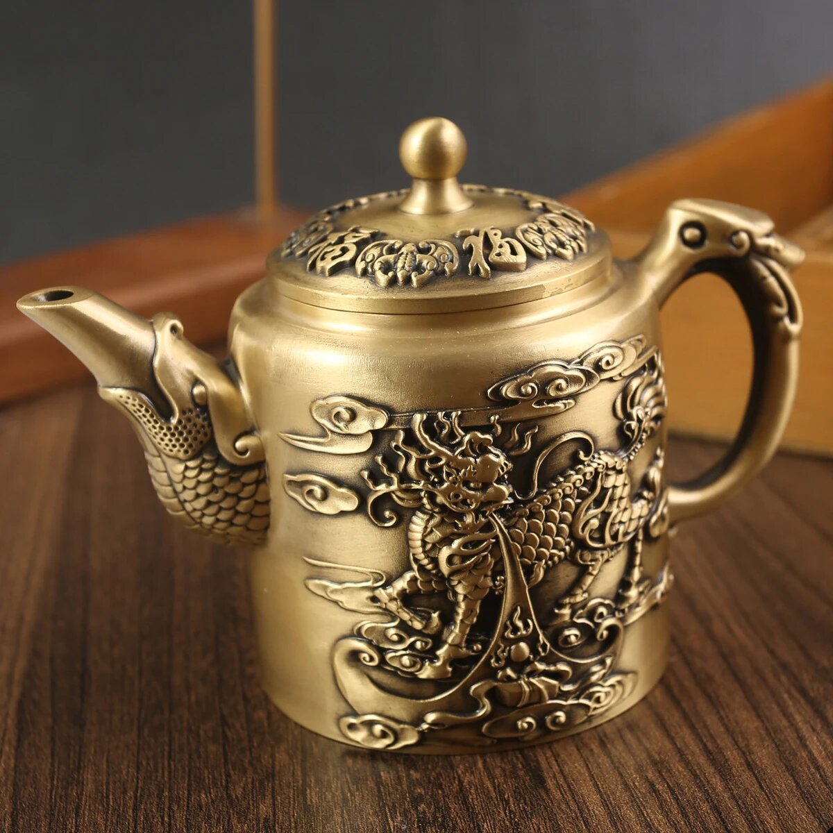 Латунный чайник Кирин