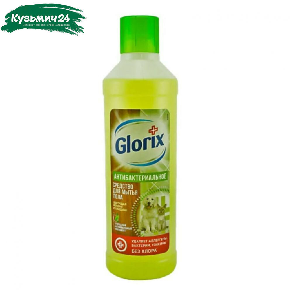 Средство моющее Glorix для пола цветущая яблоня и ландыш 1 л